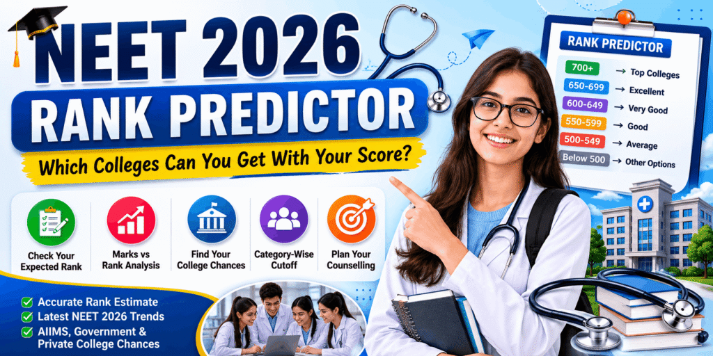 Motion NEET Rank Predictor 2026