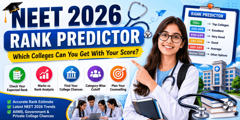 Motion NEET Rank Predictor 2026